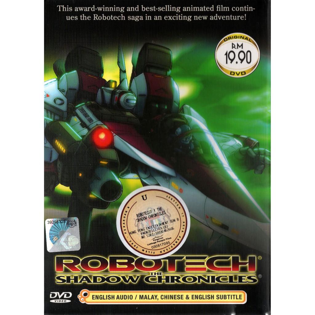 Anime DVD Robotech: The Shadow Chronicles The Movie | Shopee Malaysia