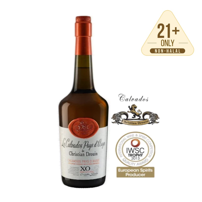 Le Calvados Christian Drouin X.O. 40% Alcohol Liqueur Liquor Apply ...