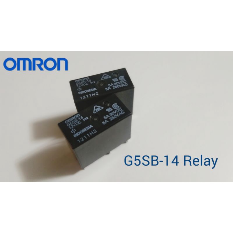 Original Omron Relay G5SB-14 12VDC 5 pin DC12V | Shopee Malaysia