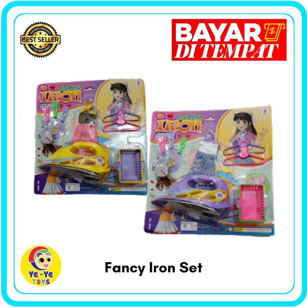 Fancy Iron set Toy Ironing set For Kids | Shopee Malaysia