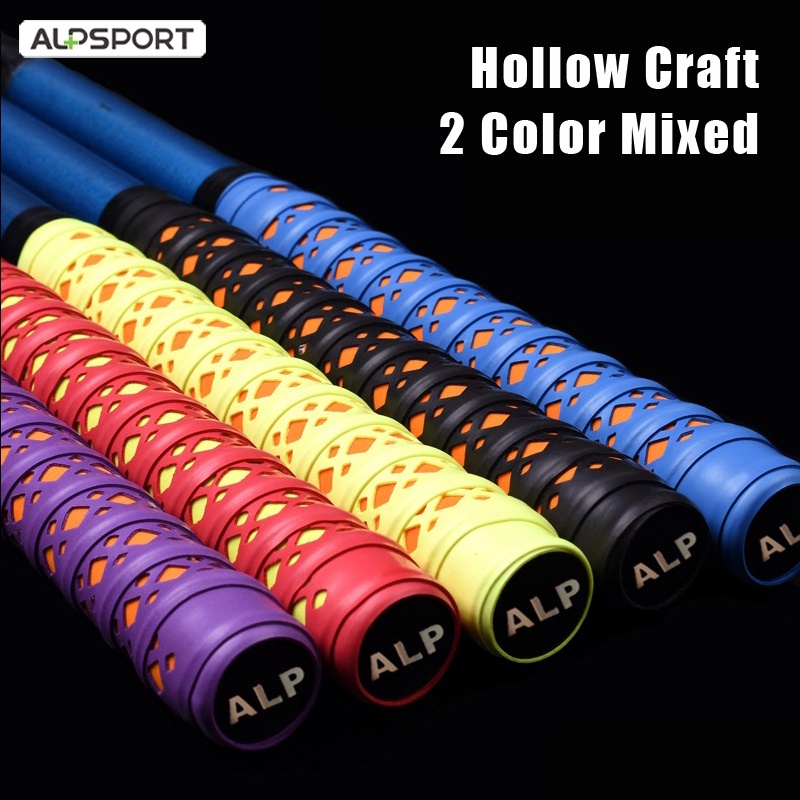 ALP LK3.5 PU+EVA Badminton Racket Grips Anti-slip Hollow Craft Double ...