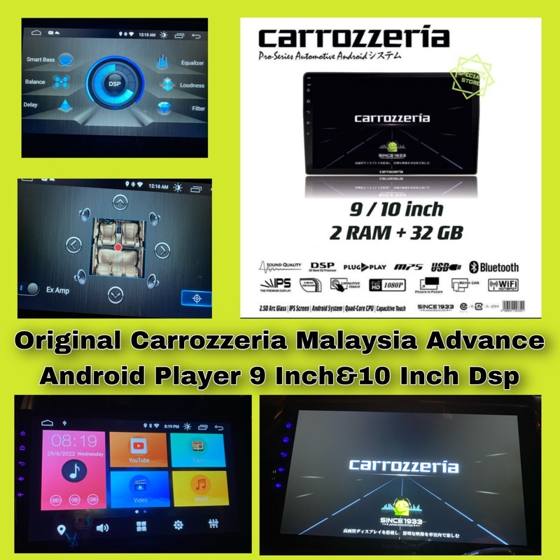 [8100% Original Carrozzeria Malaysia Advance Android Player 9 Inch&10 ...