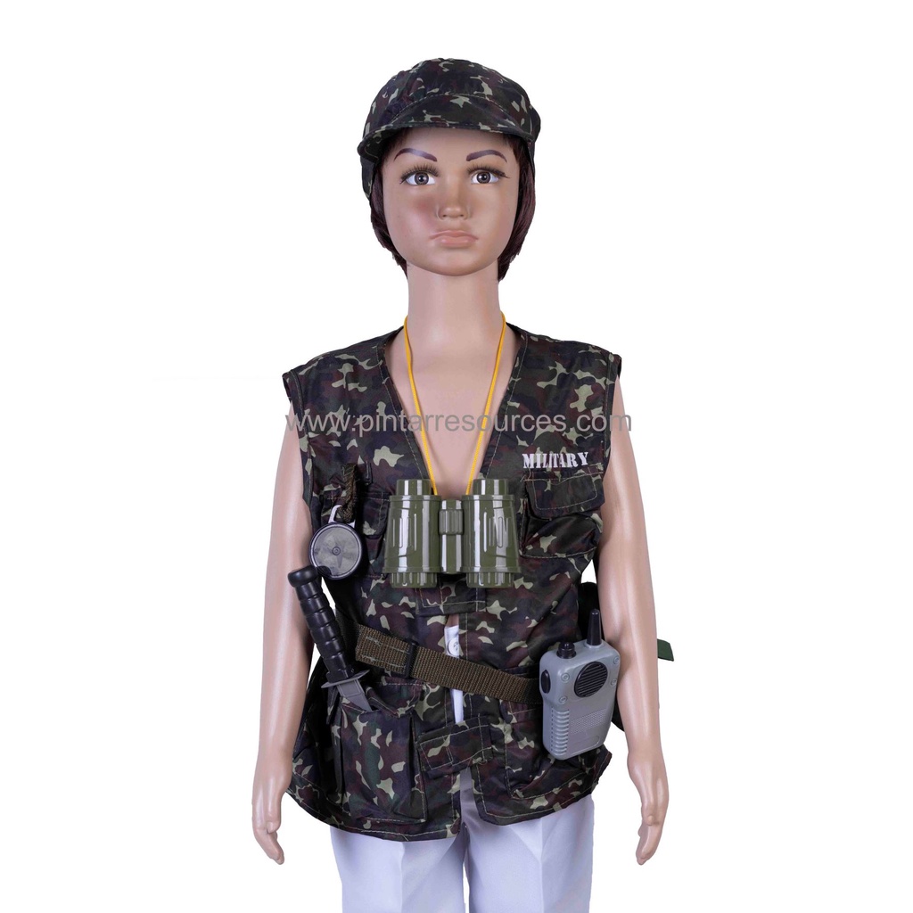 READY STOCK Cosplay Kids Military Army Occupation Career Costume ...