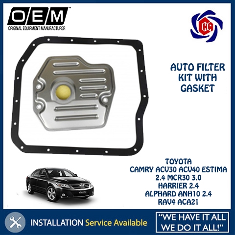 Auto Filter Kit with Gasket TOYOTA CAMRY ACV30 ACV40 ESTIMA 2.4 MCR30 ...