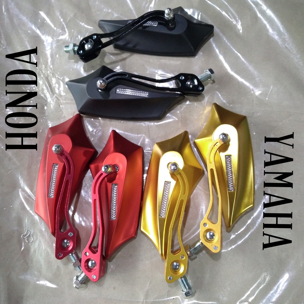 HITAM MERAH Batman rear view mirrors, motorbike mirrors, variations for ...