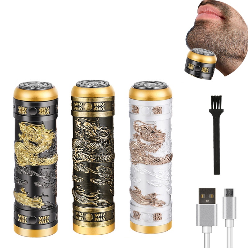 Mini Electric Shaver Portable Razor Beard Trimmer Waterproof Cutting ...