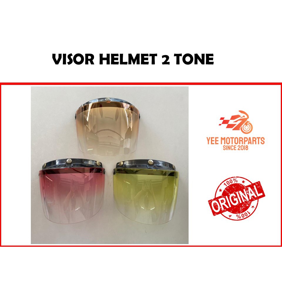 Visor Helmet Two 2 Tone | Shopee Malaysia