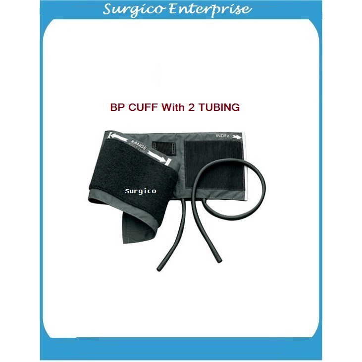 BLOOD PRESSURE CUFF ADULT NYLON WITH 2 TUBING MEDICAL USE- | Shopee ...