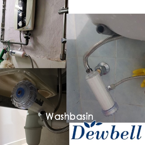 Dewbell F15 Water Filter System - Washing Machine,Shower,Washbasin ...