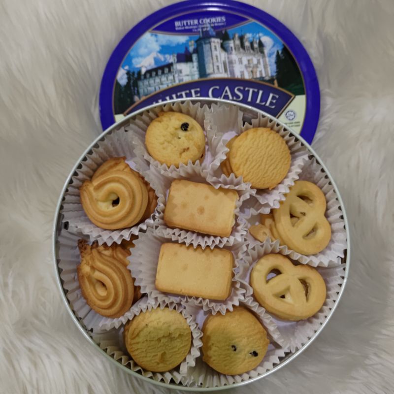 Biskut Butter Cookies White Castle 454g | Shopee Malaysia