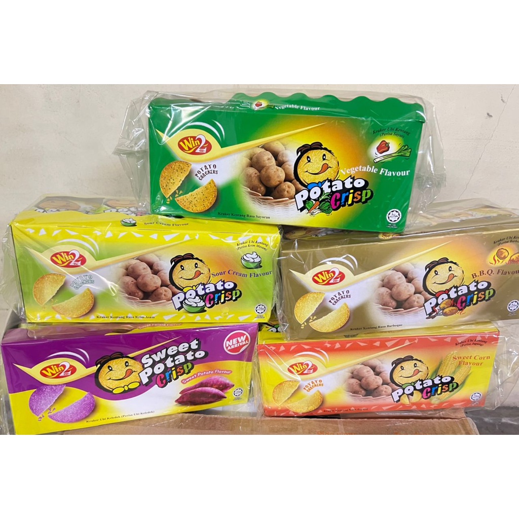 WIN2 WIN WIN POTATO CRISP POTATO CHIPS CRACKER ASSORTED FLV (BBQ ...