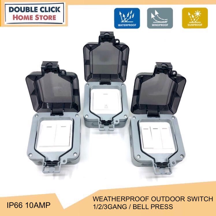 Heavy duty IP66 10Amp Weatherproof Waterproof Outdoor Switch Outdoor ...