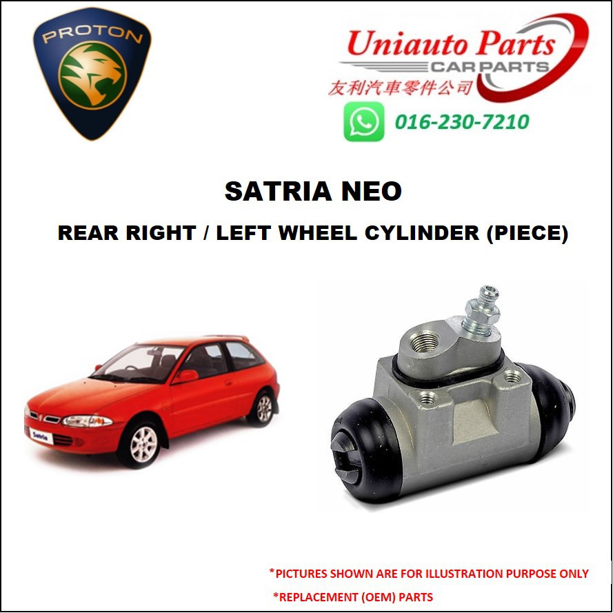PROTON SATRIA NEO REAR RIGHT / LEFT WHEEL CYLINDER / BRAKE PUMP (PIECE ...