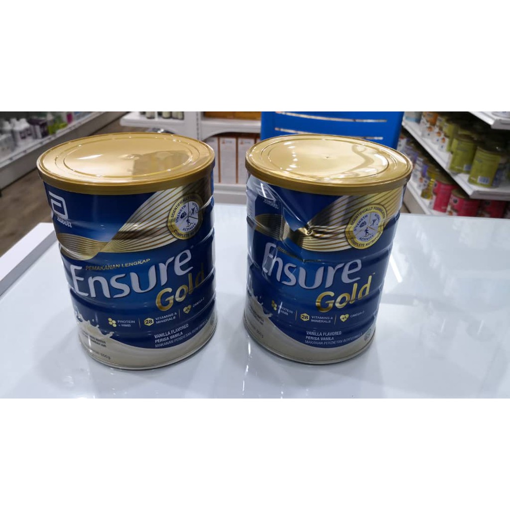 ENSURE Gold Vanilla 850g X 2 Tin (Slightly Dented) (Exp:11/2020) | Shopee Malaysia
