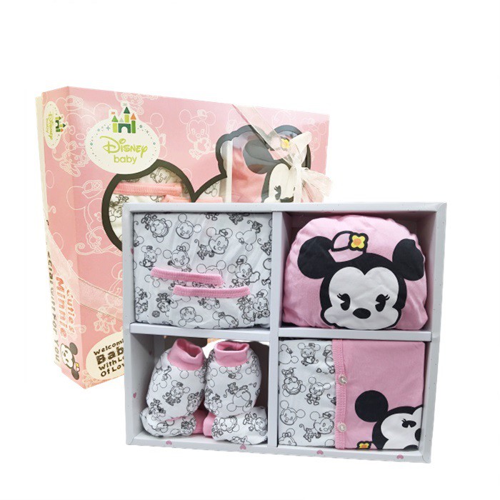 Disney Cuties Minnie Gift Set Box Newborn/ Set Kotak Hadiah Baju Bayi ...
