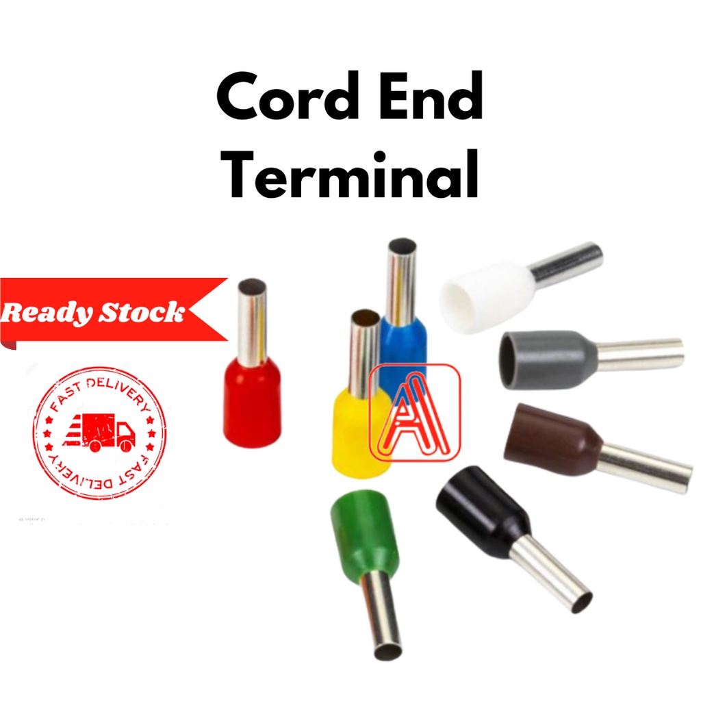 (100Pcs) Cord End Terminal ~ Ready Stock 🔥 Fast Delivery | Shopee Malaysia