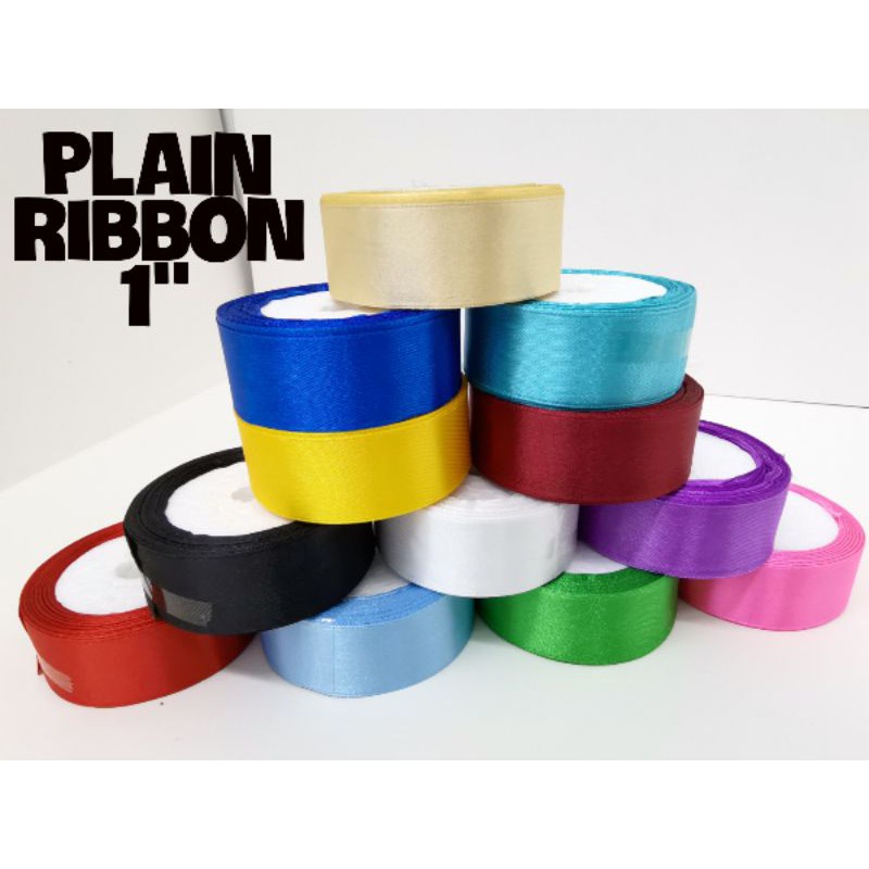 1inci 2.5cm SATIN Ribbon Reben Riben Gift Satin Organza Flower Bouquet ...