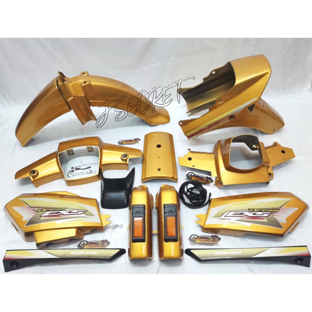 HONDA EX5 / EX5 DREAM BODY COVER SET ( TAMPAL SIAP STICKER ) FREE BUBBER WRAPPING + FREE GIFT ...