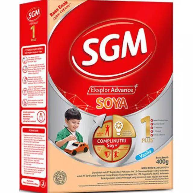Sgm soya Milk 1 plus 400 gram vanilla Packaging | Shopee Malaysia