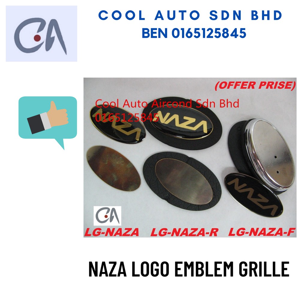 🔥READY STOCK 🔥NAZA LOGO EMBLEM GRILLE | Shopee Malaysia