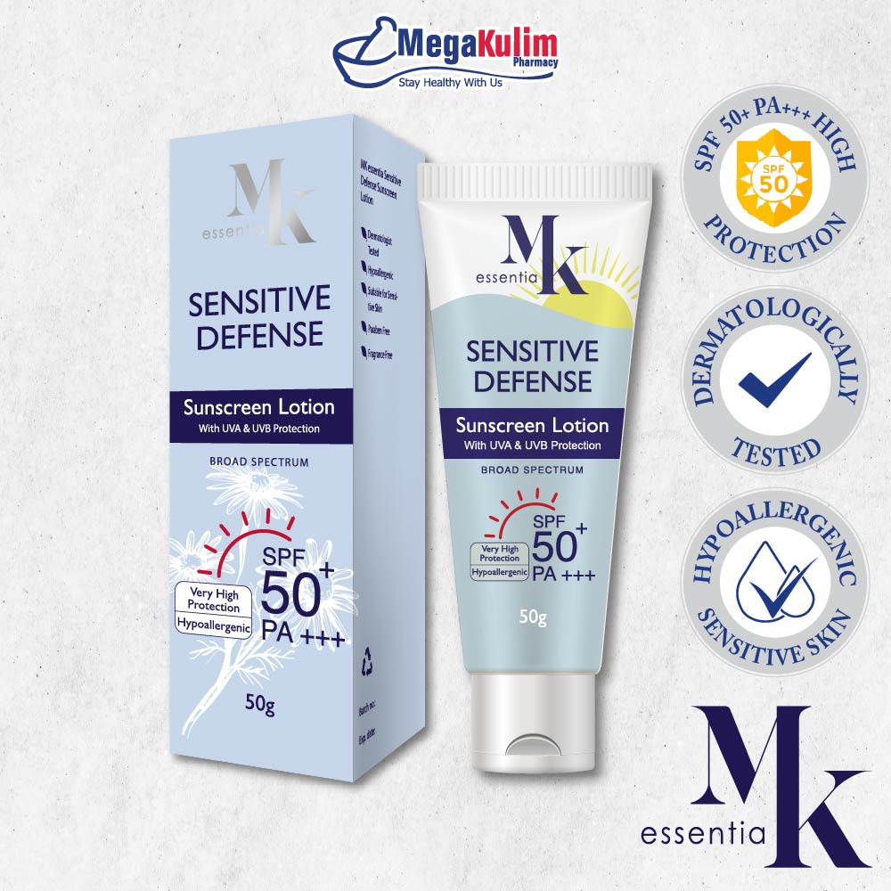 Mk Essentia Sensitive Defense Sunscreen 50g | Shopee Malaysia