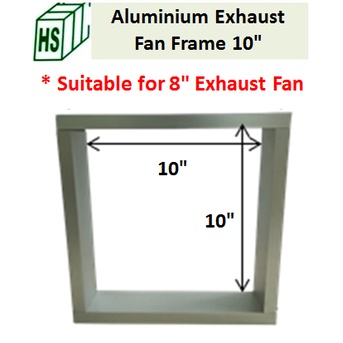 Aluminium Exhaust Fan Frame 10"/ 12"/ 14" | Shopee Malaysia