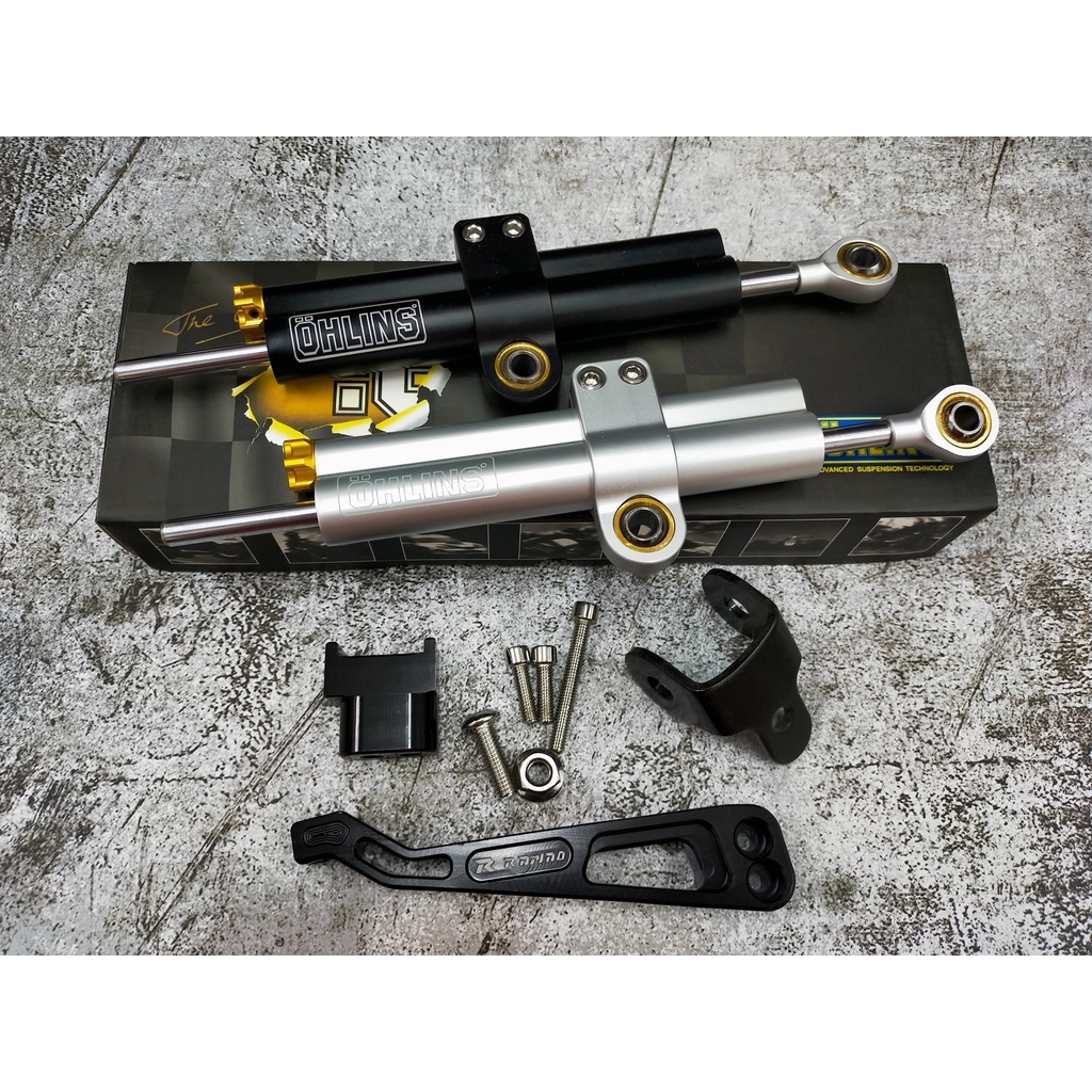 Ohlins Damper With Bracket Y15zr Y15 Set Damper And Bracket Silver ...