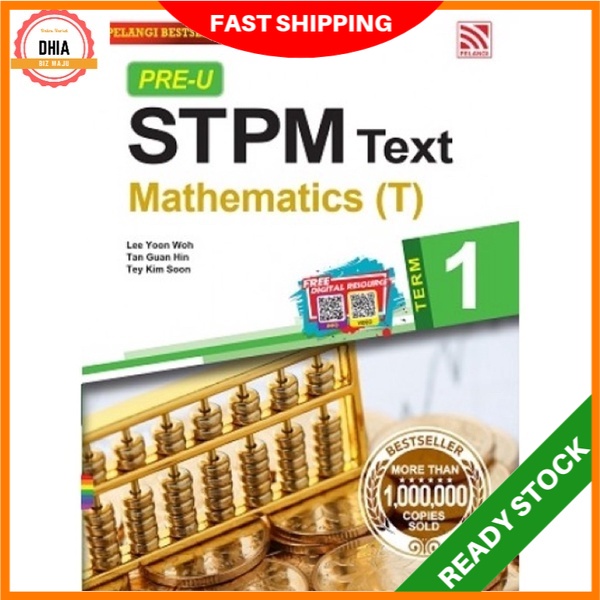 BUKU STPM MATEMATIK - Pre-U STPM Text Mathematics Term 1 | Shopee Malaysia
