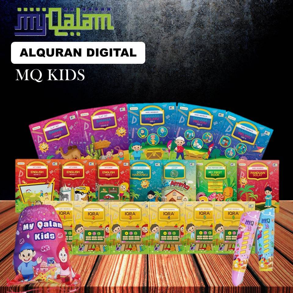 Buku Mari Membaca My Qalam Kids With Smart Pen Digital 1 Year Warranty ...