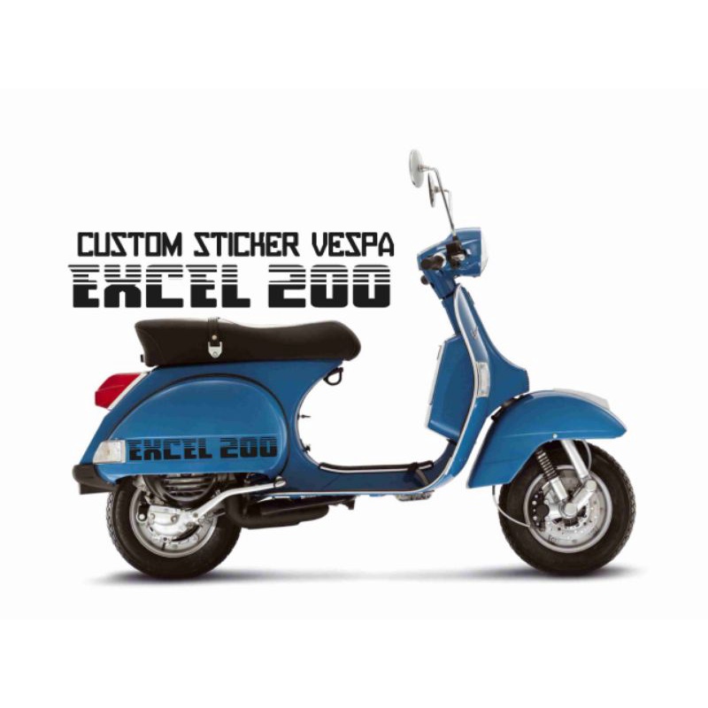 ~ VESPA PX EXCEL STICKER 200 LINE STICKER BOX VESPA EXCEL STICKER EXCEL ...