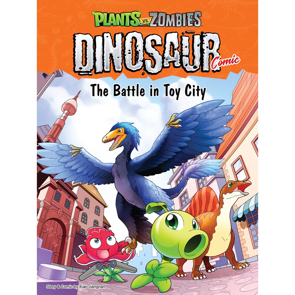Plants VS Zombies：Dinosaur Comic-The Battle in Toy City UPH PVZ Series ...