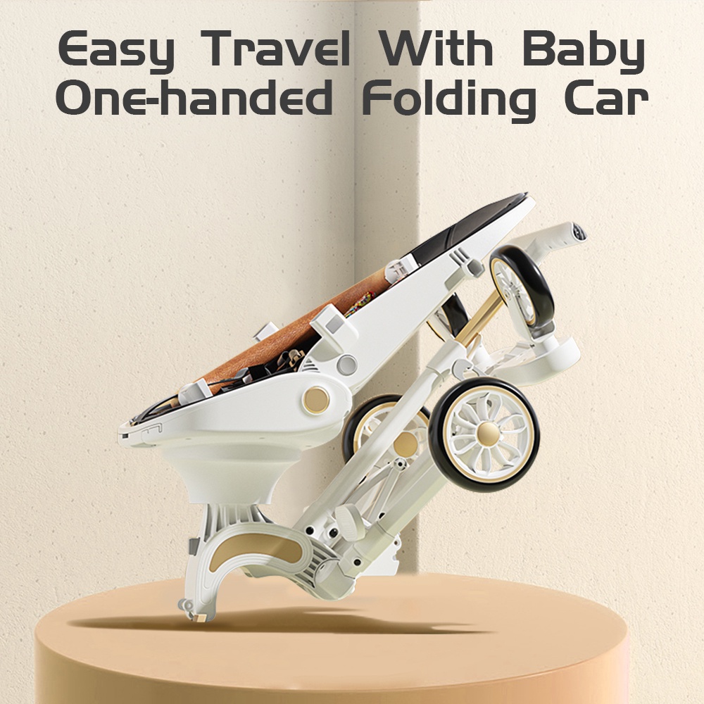 Mafababe Ready Stock Stroller 175 Rotating Kids Stroller Two Way Magic ...