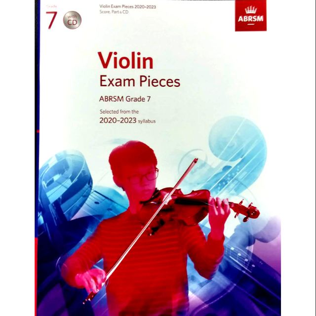 ABRSM Violin Exam Pieces 2020-2023 Grade 7 (With CD) / Violin Book ...