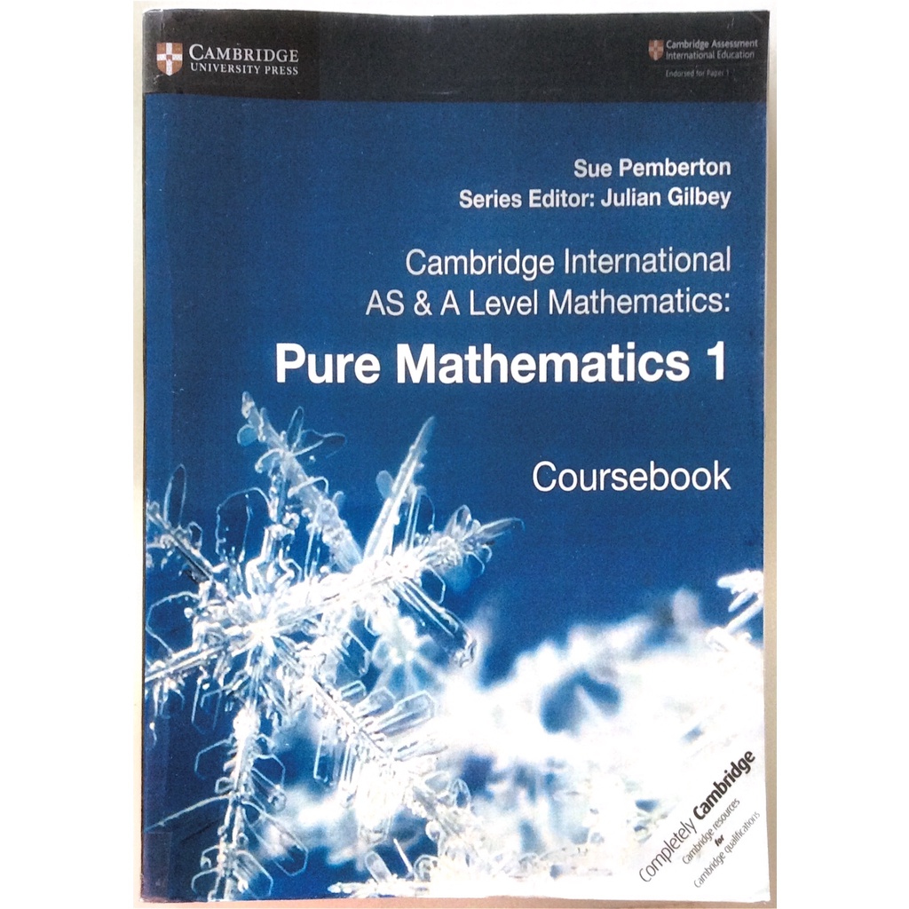 Cambridge International AS & A Level Mathematics: Pure Mathematics 1 ...
