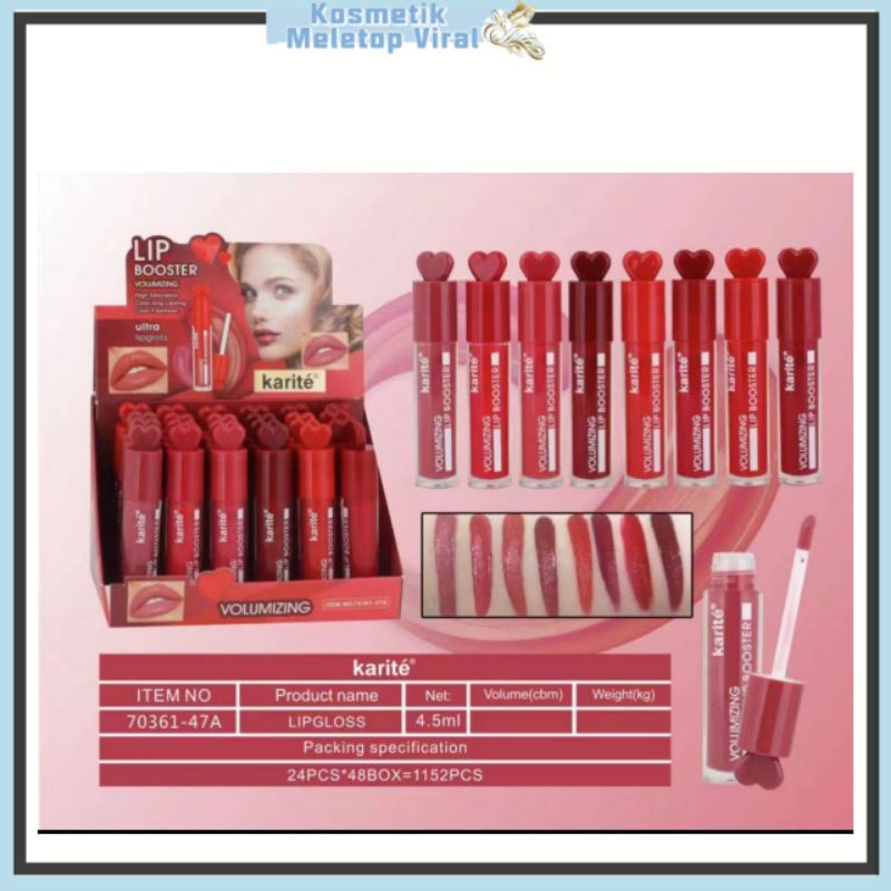KARITE Lip Booster Volumizing Ultra Lipgloss(1pcs) | Shopee Malaysia