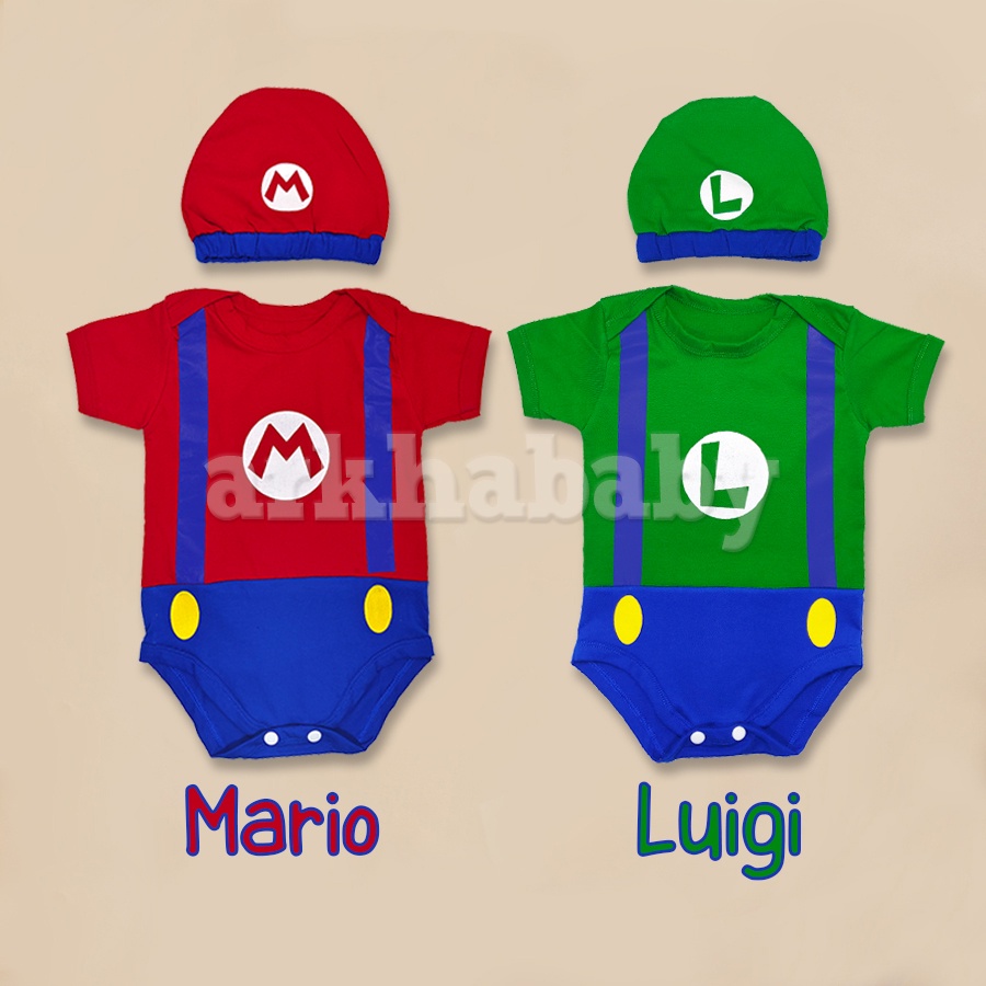 KATUN Baby CLOTHES BABY COSTUME BABY JUMPER MARIO CHARACTER/ JUMPSUT ...
