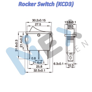 Illuminated Rocker Switch Rocker Suis KCD1 KCD2 KCD3 KCD4 Illuminated ...