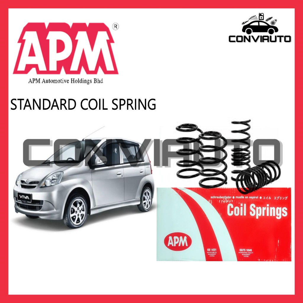 Perodua Viva Front Coil Spring APM | Shopee Malaysia