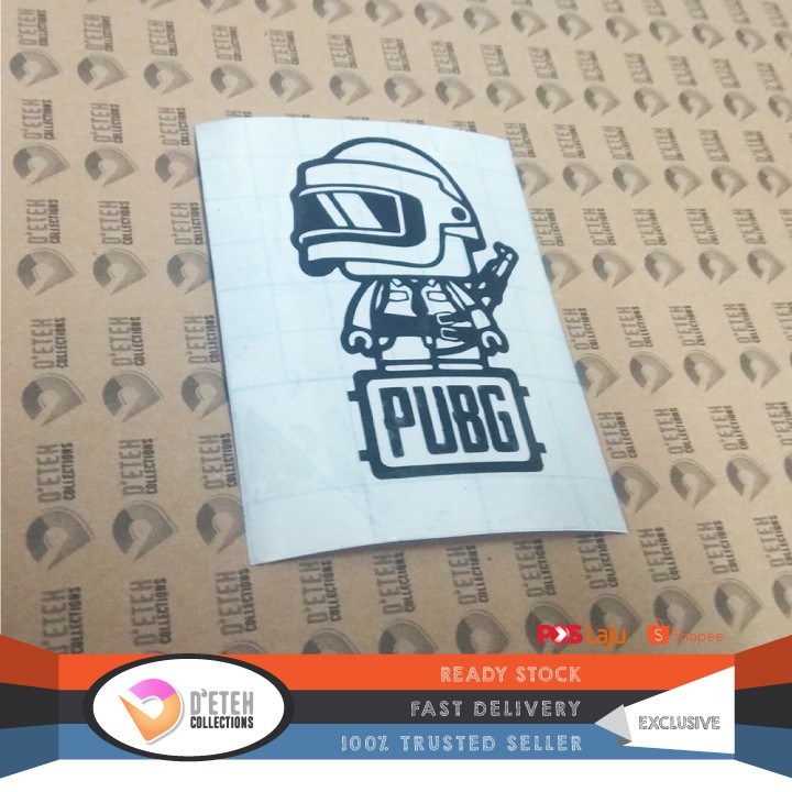 PUBG Playerunknowns Battlegrounds Lego Design Vinyl Decal Stickers (Die ...