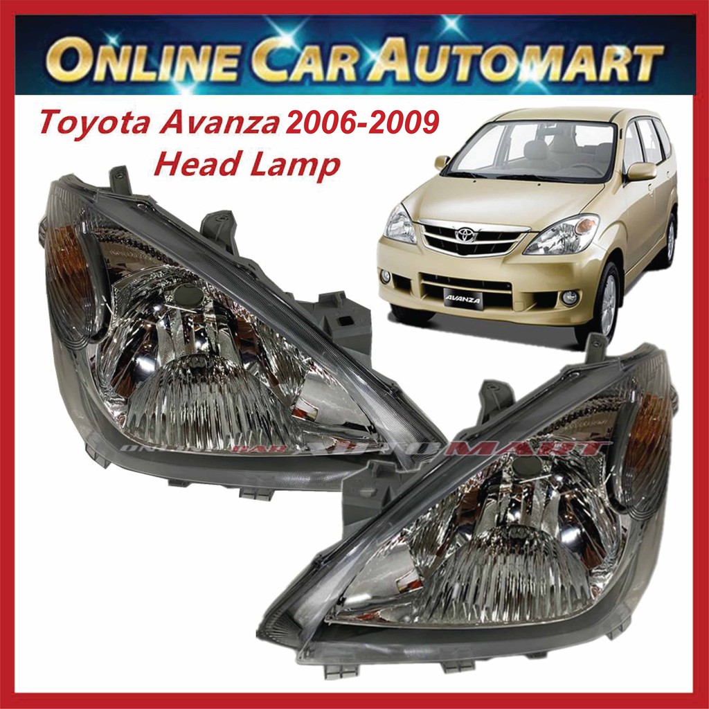 Toyota Avanza 2003 - 2009 Head Lamp/Headlamp Original Design Lampu ...