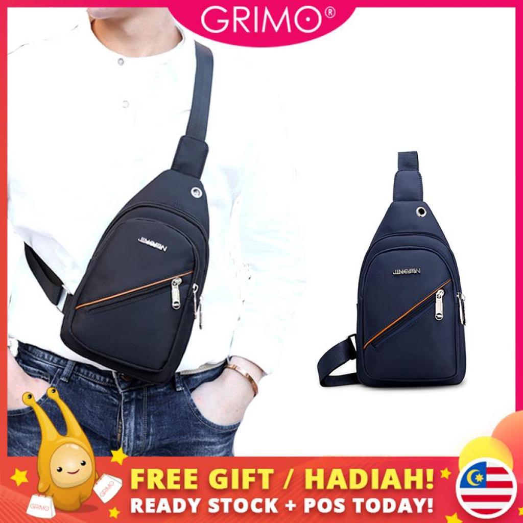 GRIMO Malaysia - Jingpin SZ Chest Bag Men Backpack Pack Shoulder Beg ...