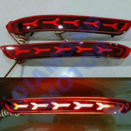 Toyota all new Innova REBORN LED light reflector rear bumper | Shopee ...