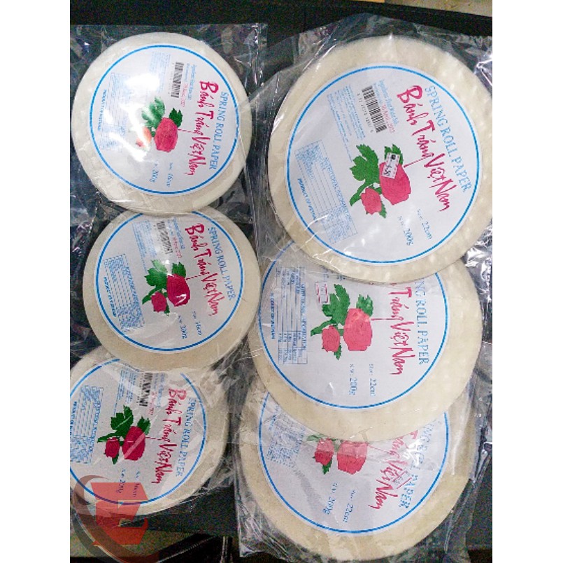 VIETNAMESE RICE PAPER / SPRING ROLL VIETNAM / 22CM & 16CM (200G ...