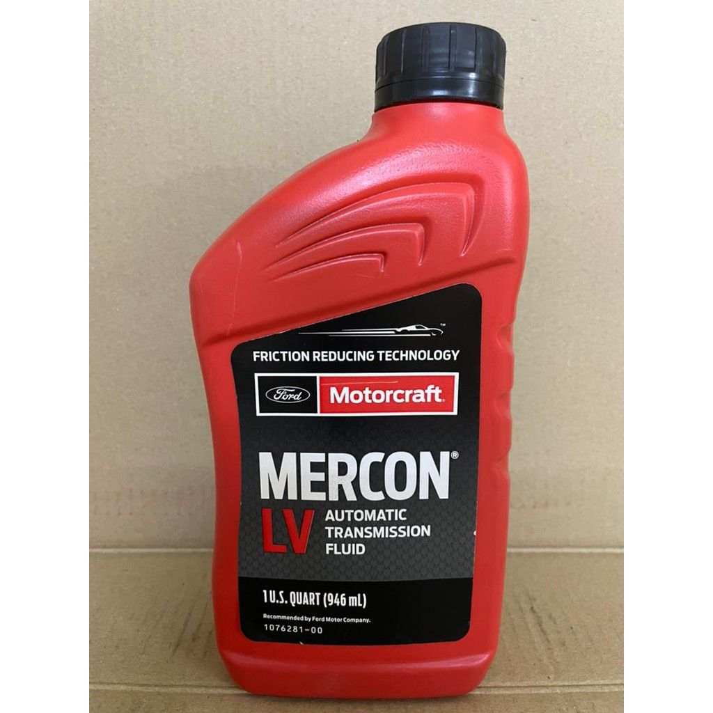 FORD MOTORCRAFT MERCON LV AUTO OIL RANGER T6 T7 & KUGA 1.6 ATF FLUID ...