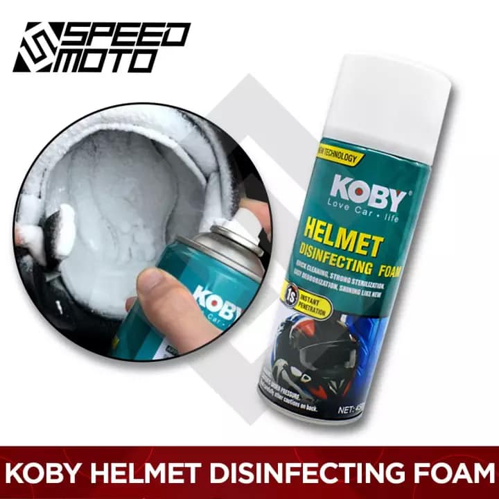 Koby Disinfecting Helmet Washing Foam Anti Fog Anti Rain Helmet ...
