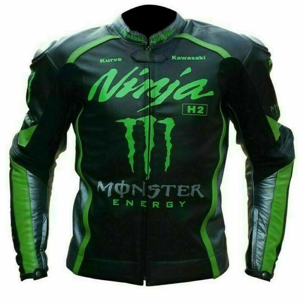 Kawasaki Ninja Monster Leather Racing Jacket Replica | Shopee Malaysia