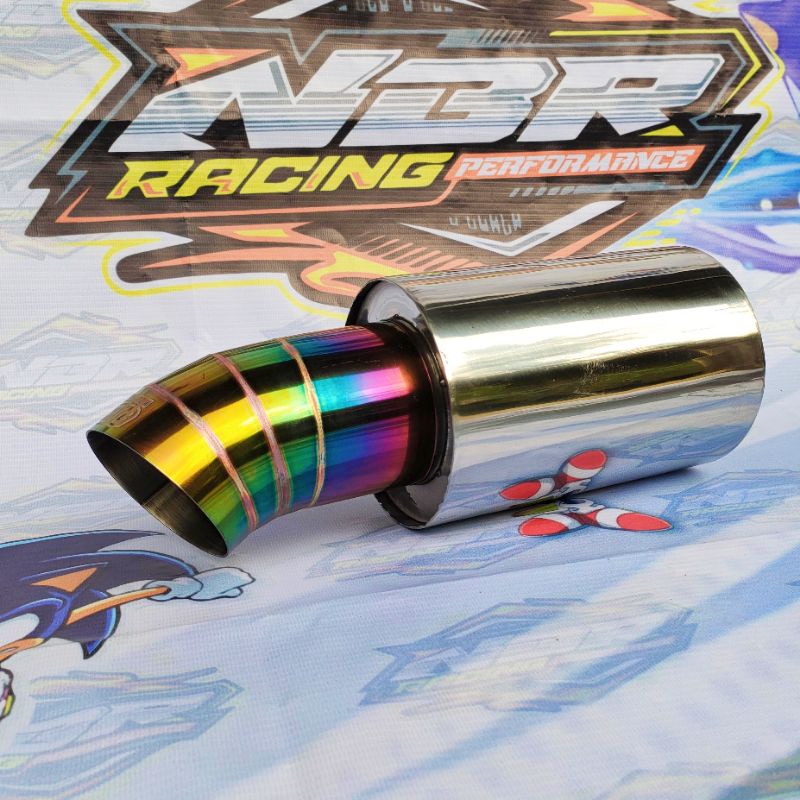 Js RACING RAINBOW Car Exhaust UNIVERSAL Dry BASS Sound For All Types Of ...