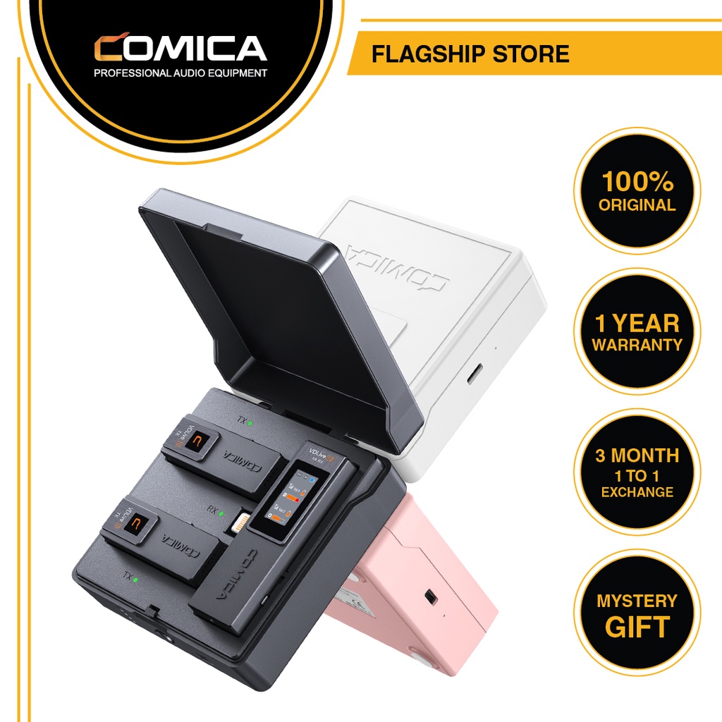 COMICA VDLive10 USB Versatile 2.4G Wireless USB Microphone | Shopee ...