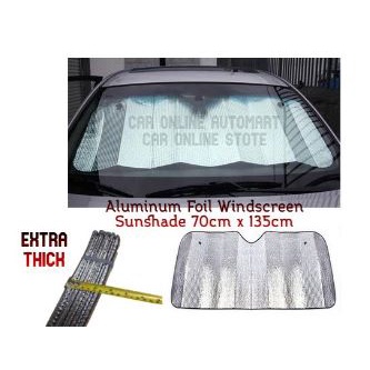 Auto Car Front / Rear Windscreen Foldable Reflective Sunshade ...