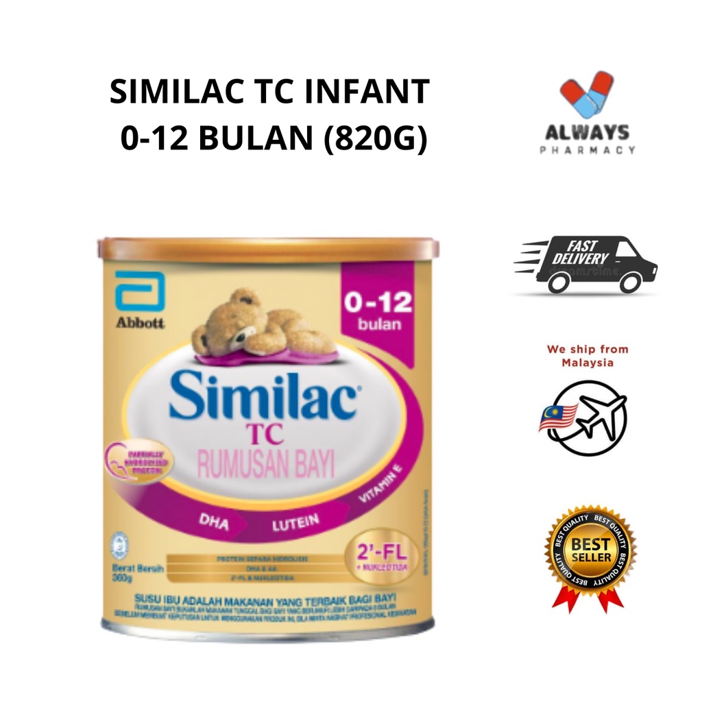 SIMILAC TC INFANT 0-12 BULAN 820GM | Shopee Malaysia